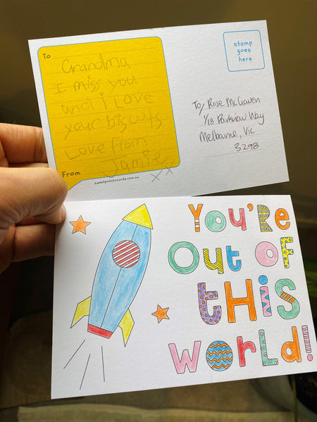 Posties: 20 Colour in Postcards – Sweet Potato Kids